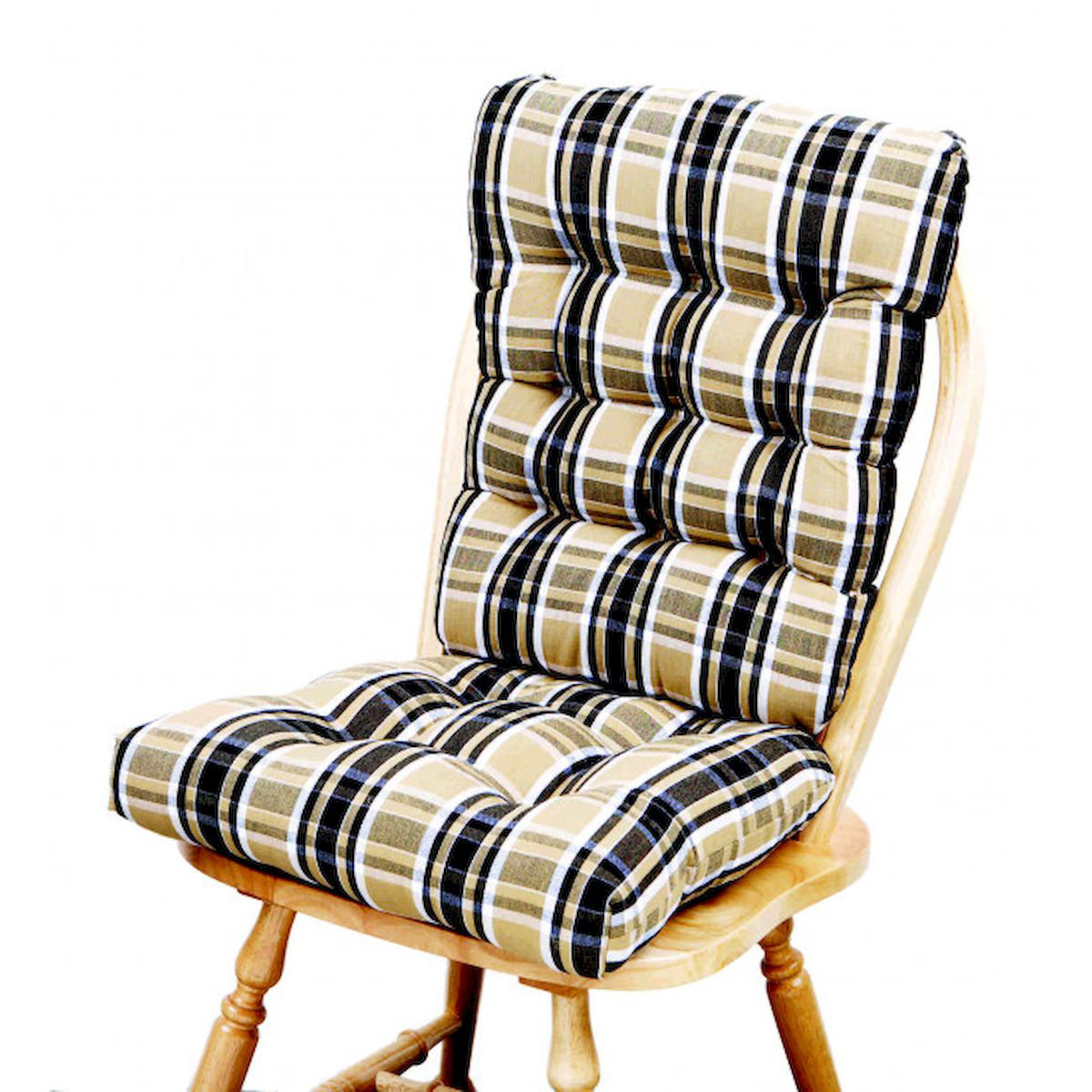 Rosalind Wheeler Checked Seat/Back Cushion | Wayfair