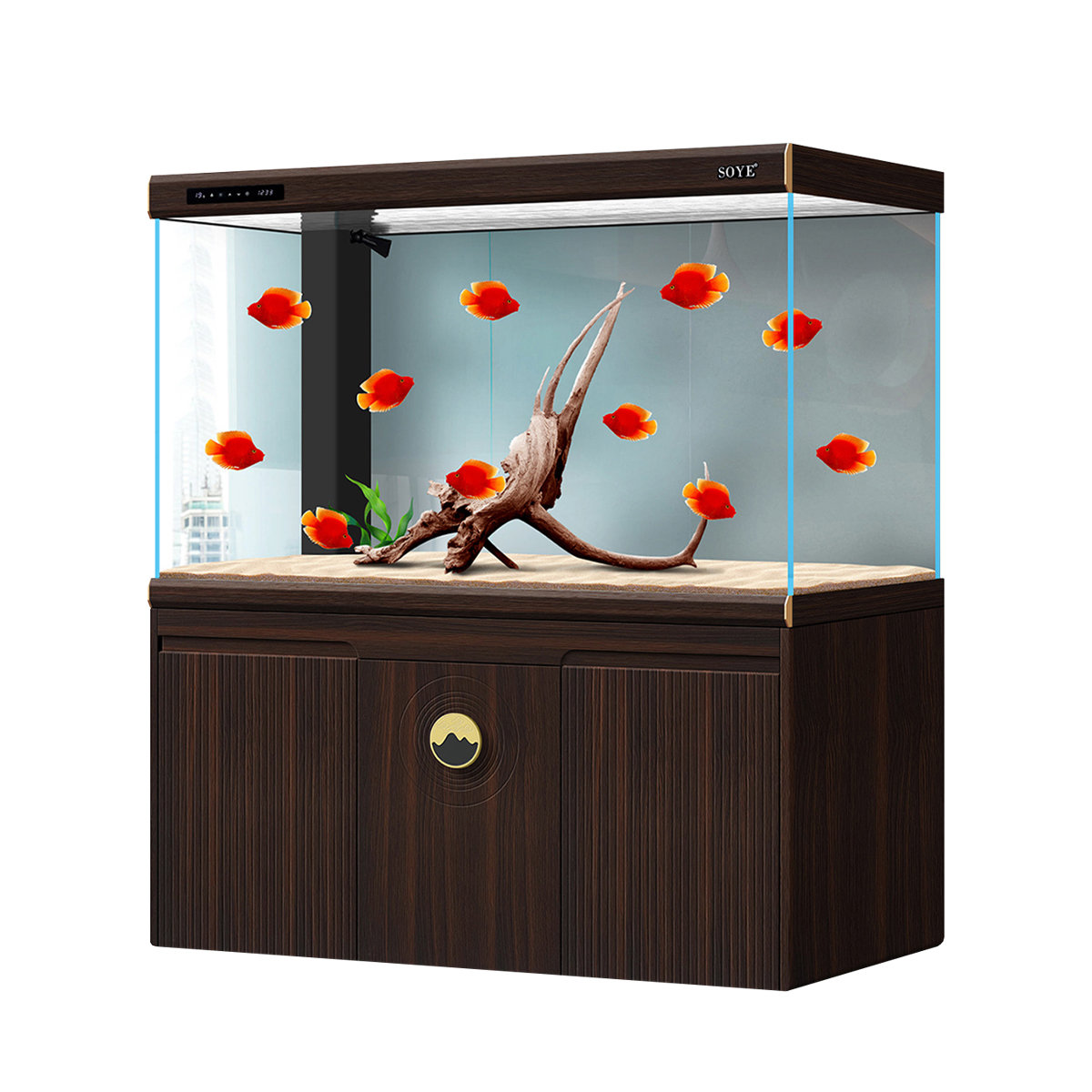 Tucker Murphy Pet™ 89-107 Gallon Glass+Manufactured Wood Modern Eco ...