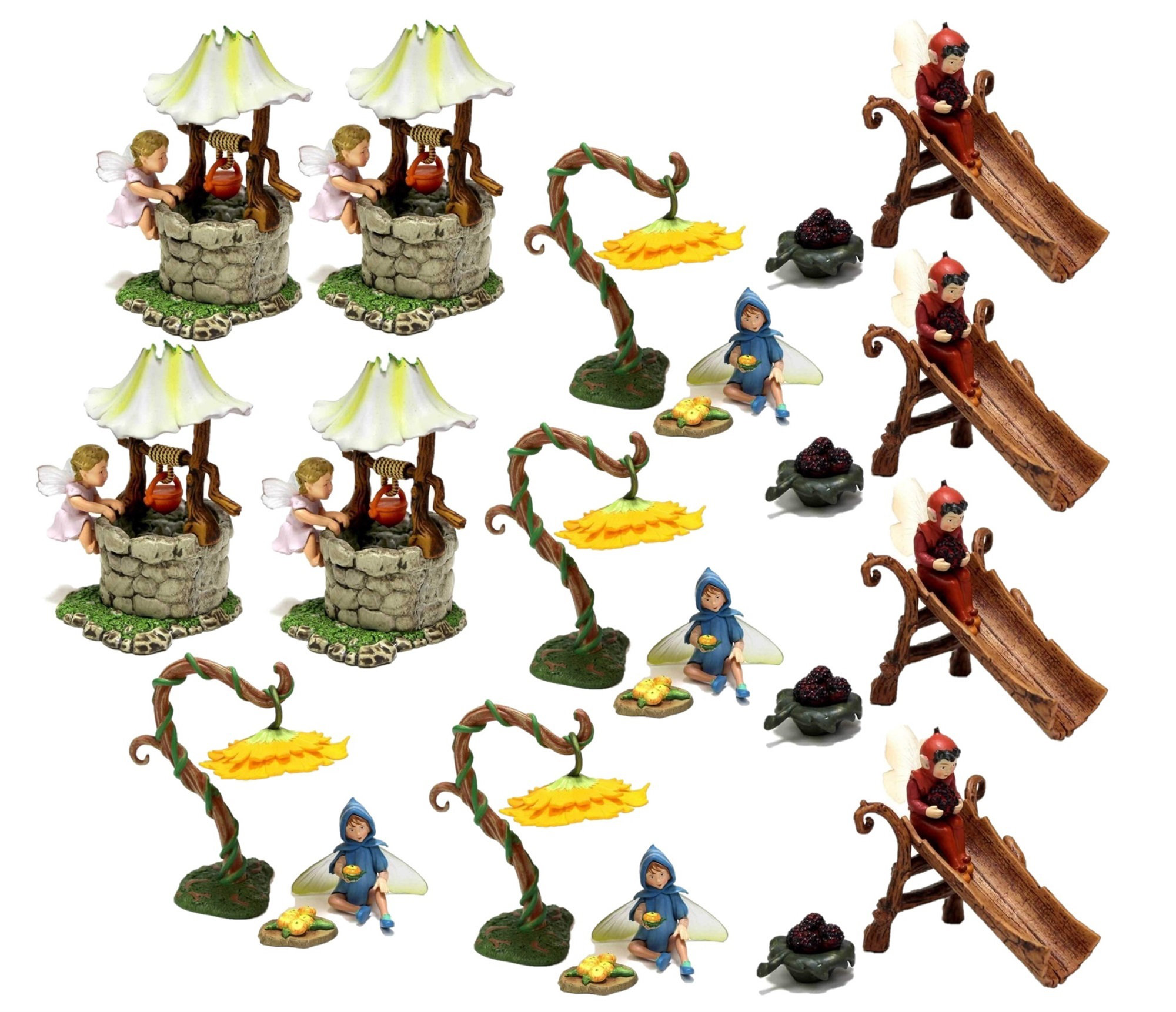 Arlmont & Co. Monka Mixed Case 8 Piece Garden Statue Set | Wayfair
