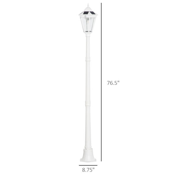 Lark Manor Addonis Transparent Lamp Post (Full) & Reviews | Wayfair