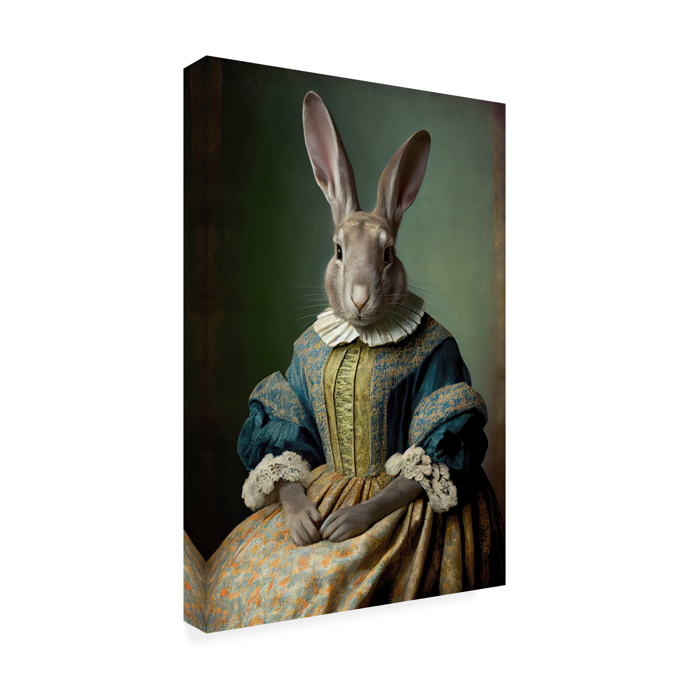 Winston Porter Gusba Treechild Mrs Bunny On Canvas Print | Wayfair
