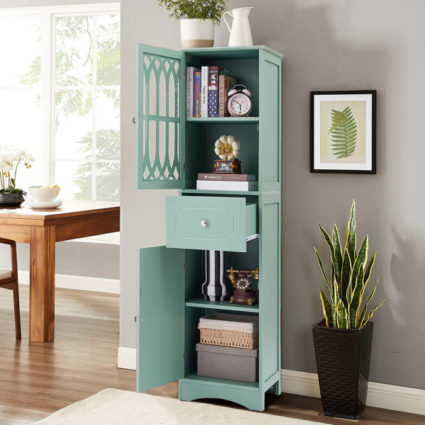 Wildon Home® Alayaa Modern Elegant Freestanding Linen Cabinet - 2 ...