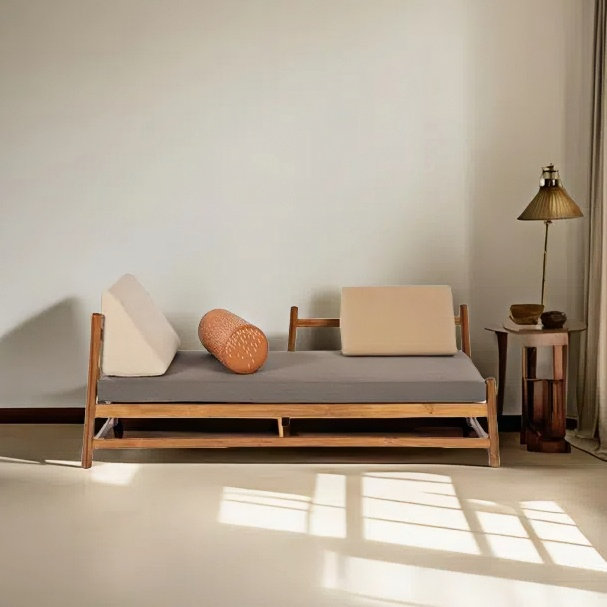 hennahome Solid wood simple elegant lazy home chaise lounge - Wayfair ...