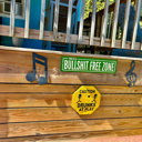 World Bazzar Hand Carved Wooden Caution Drunks at Play Road Warning ...