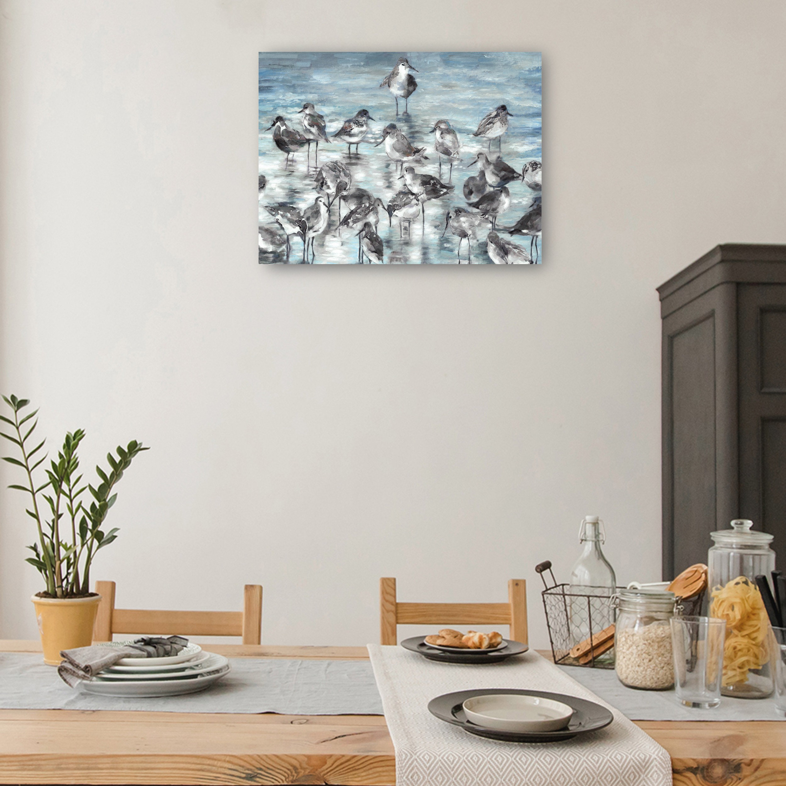 Highland Dunes Shore Birds by Frank Parson Canvas Art Print | Wayfair