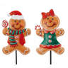 Ophelia & Co. 30" 2-Pack Metal Gingerbread Boy & Girl Christmas Yard ...