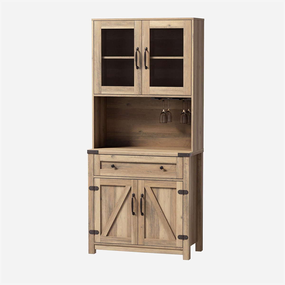 Laurel Foundry Modern Farmhouse® Thaney 71.5'' Kitchen Pantry & Reviews ...