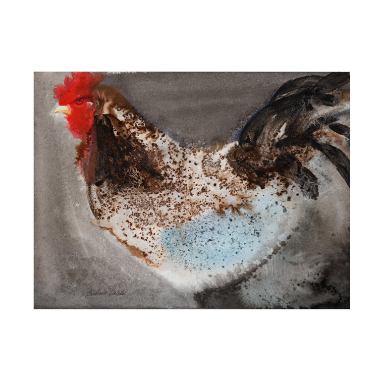 August Grove® Rooster II On Canvas by Svetlana Orinko Canvas Art ...