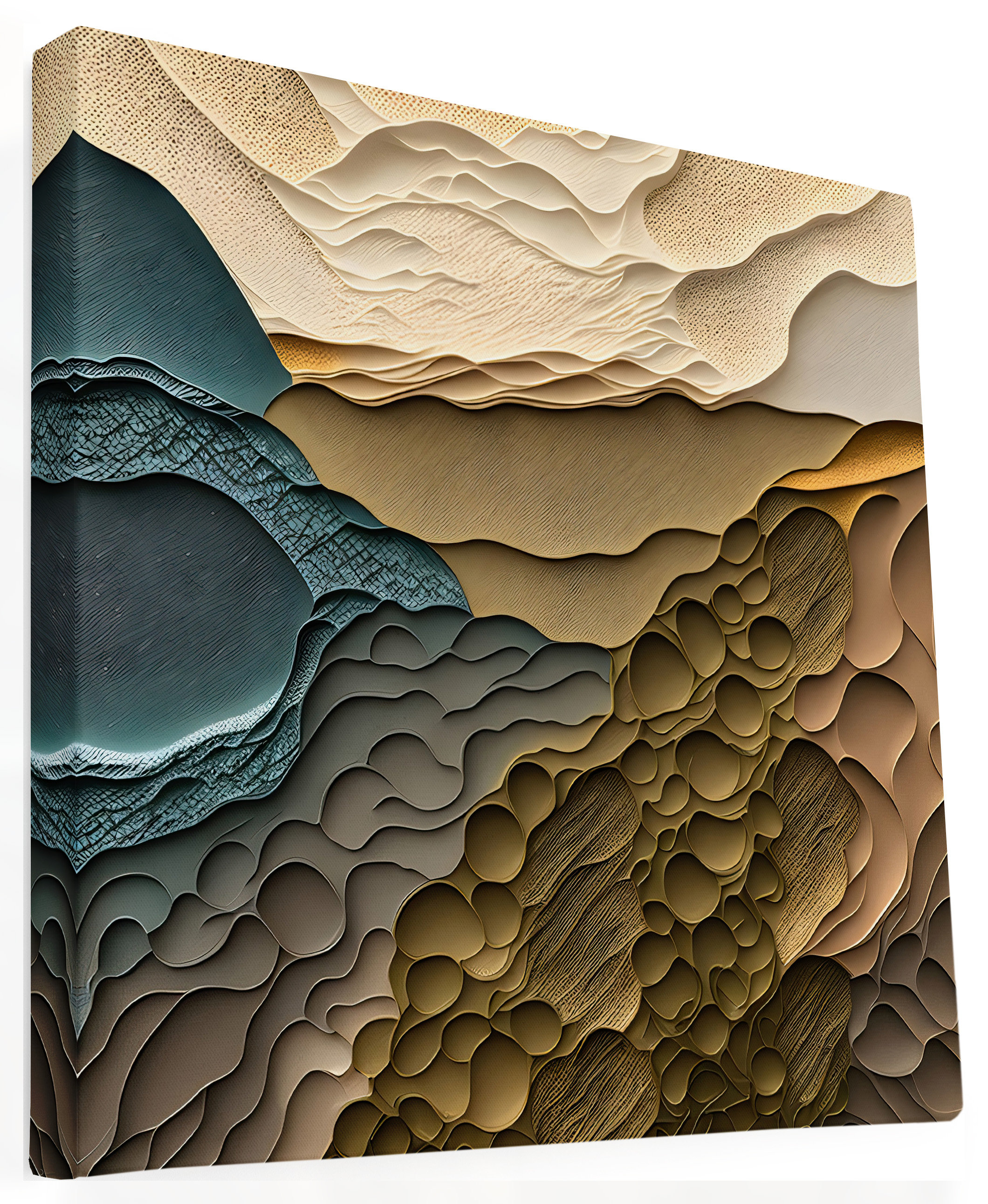 Vault W Artwork Modern Earth Modern Earth 138 On Canvas by Ronald ...