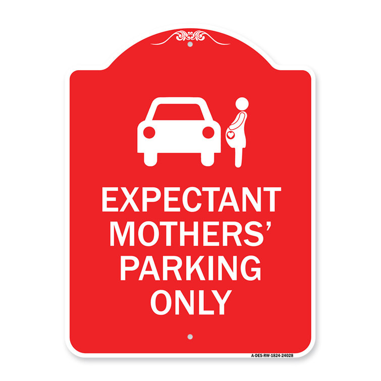 Signmission Designer Series Sign - Expectant Mothers' Parking Only ...