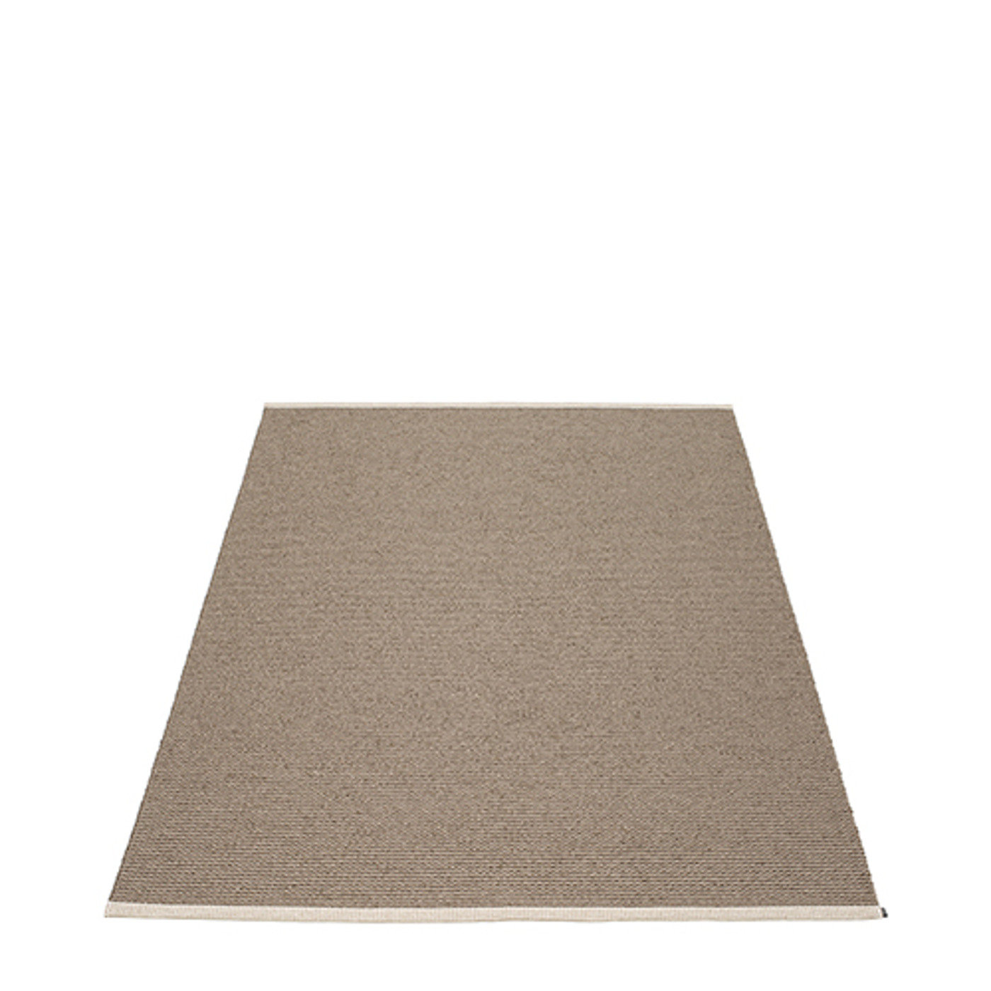 Pappelina Mono Dark Mud Rug | Wayfair