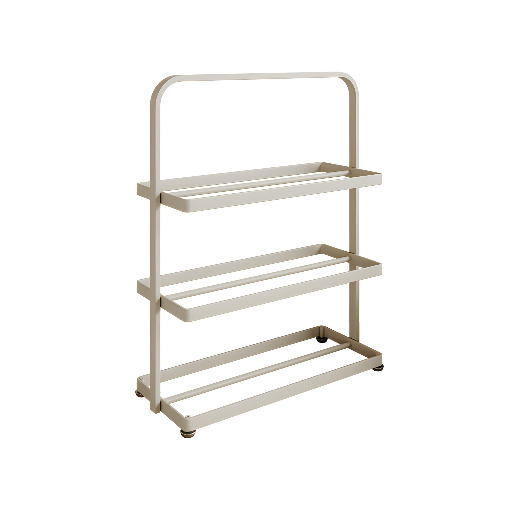 Rebrilliant Multi-Layer Narrow Shoe Rack For Home, Space-Saving Shoe ...