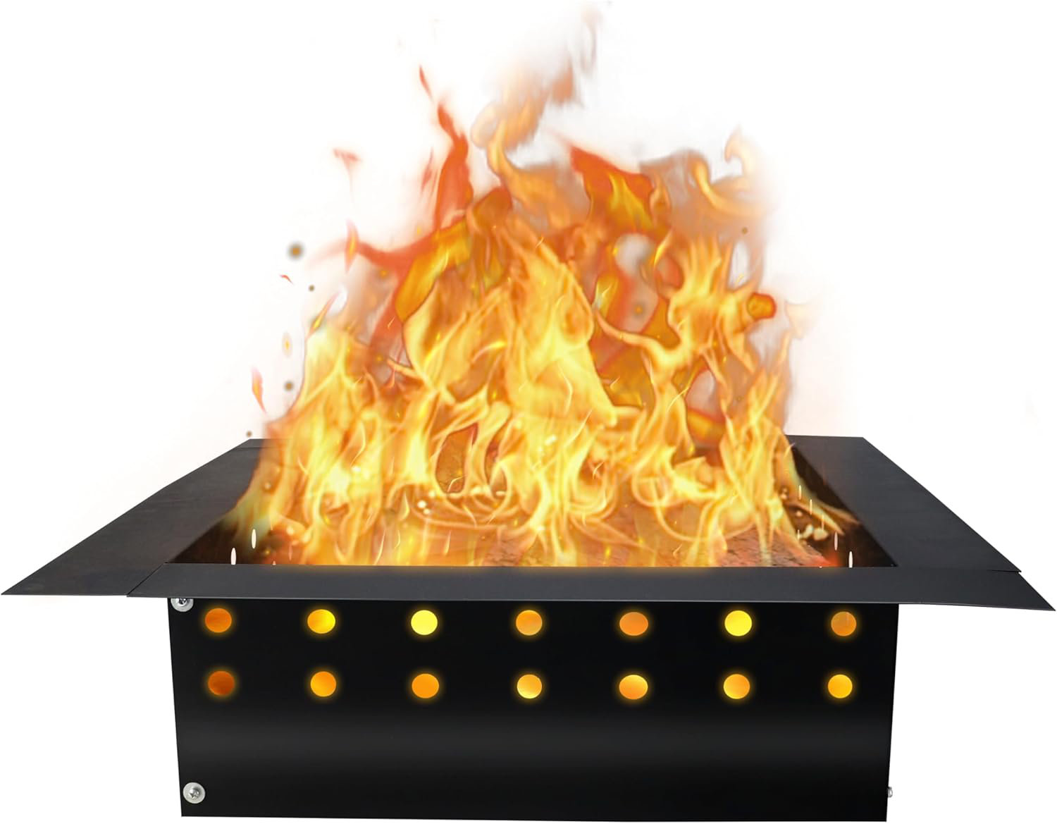 square fire pit liner