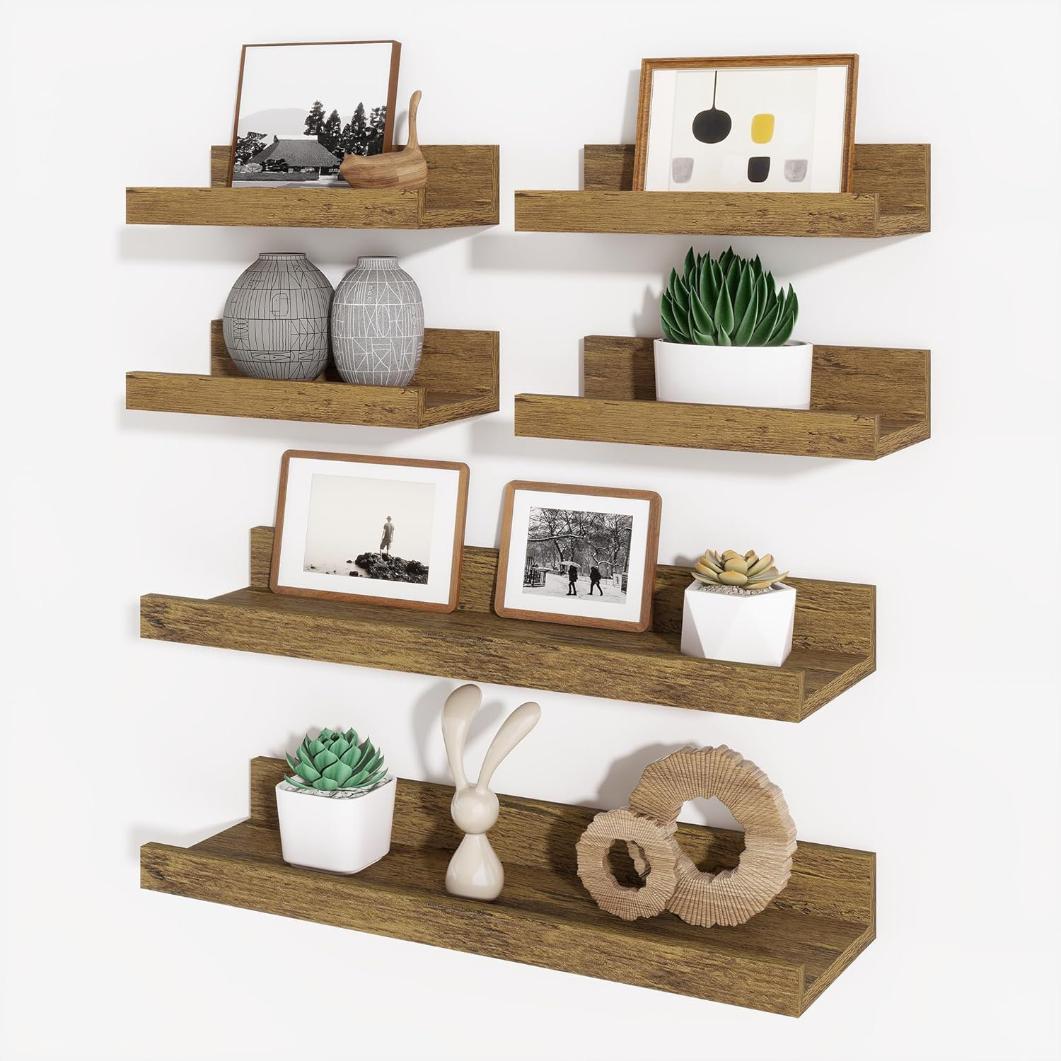 Latitude Run® Picture Ledge Shelf, Floating Shelves For Wall Decor ...