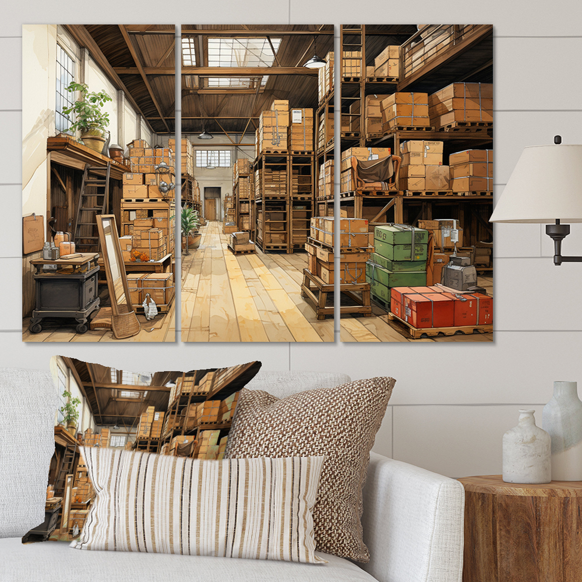 Red Barrel Studio Warehouses Hidden Treasures VI - Warehouses Metal ...