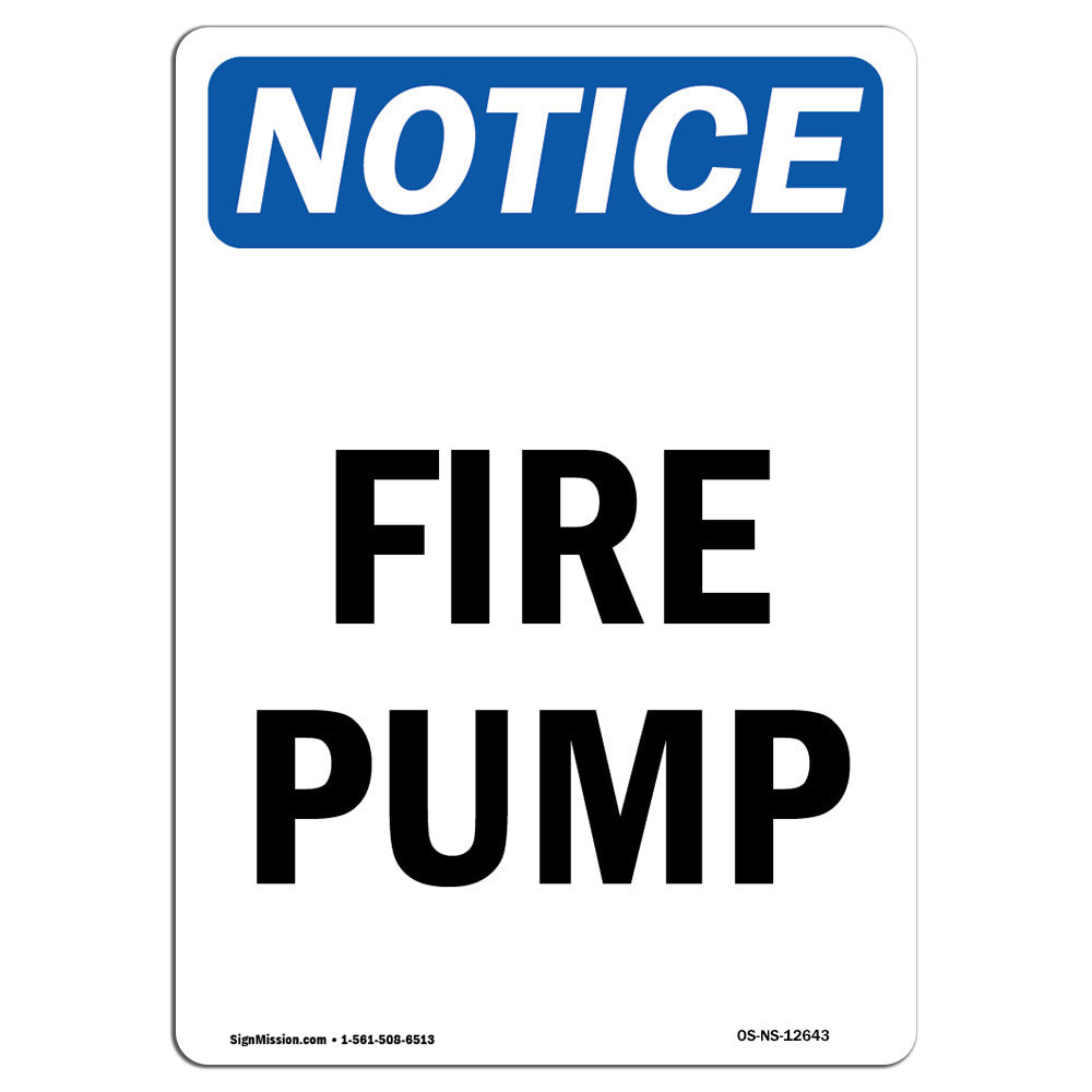 SignMission Fire Pump Sign | Wayfair