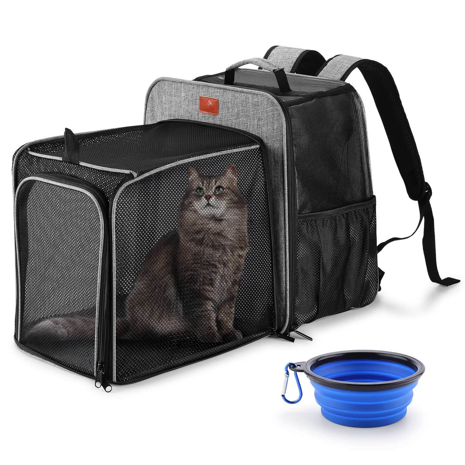 Tucker Murphy Pet™ Pet Backpack Carrier Expandable With Breathable Mesh ...