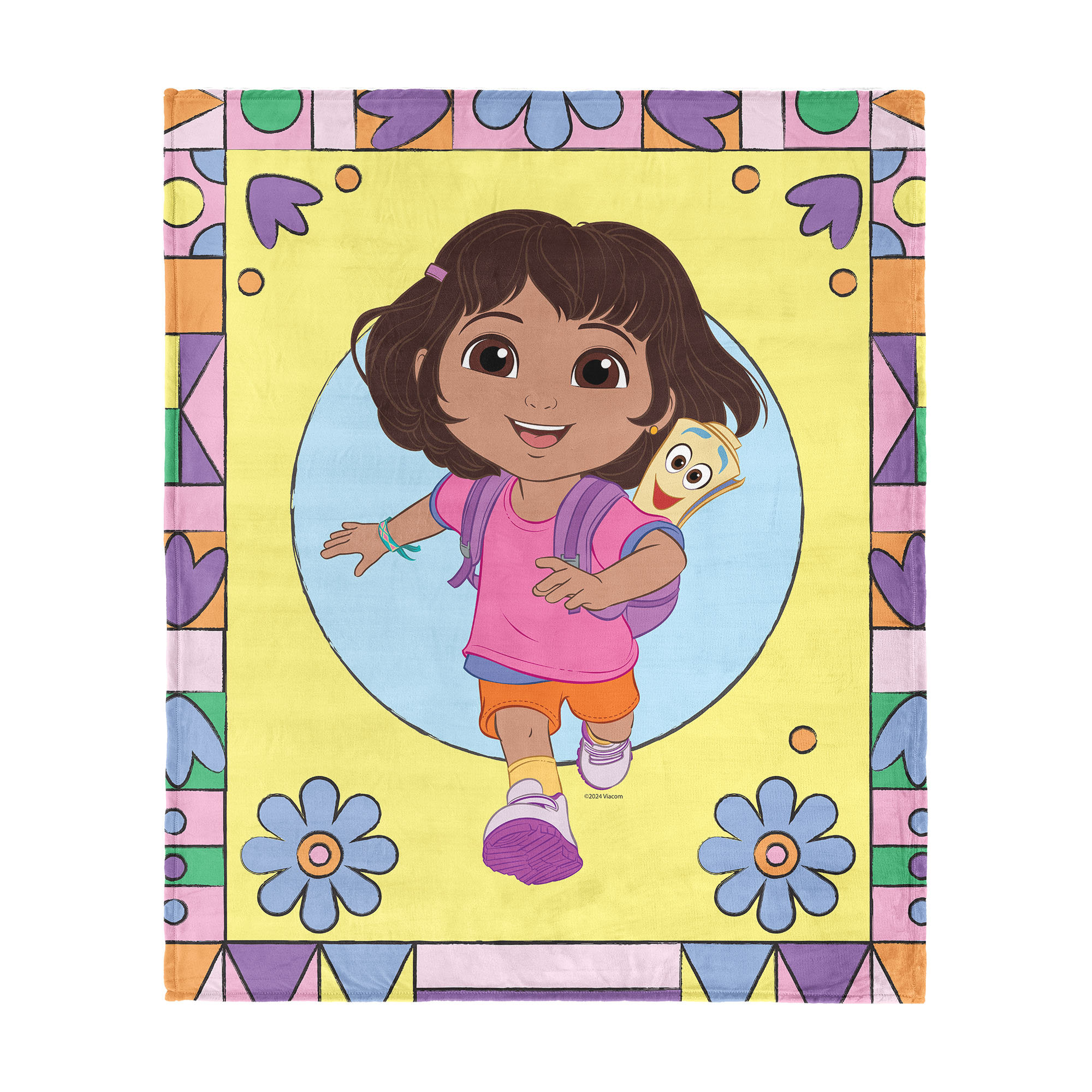 Northwest Dora the Explorer Running Dora Touch Throw Blanket, cozy ...