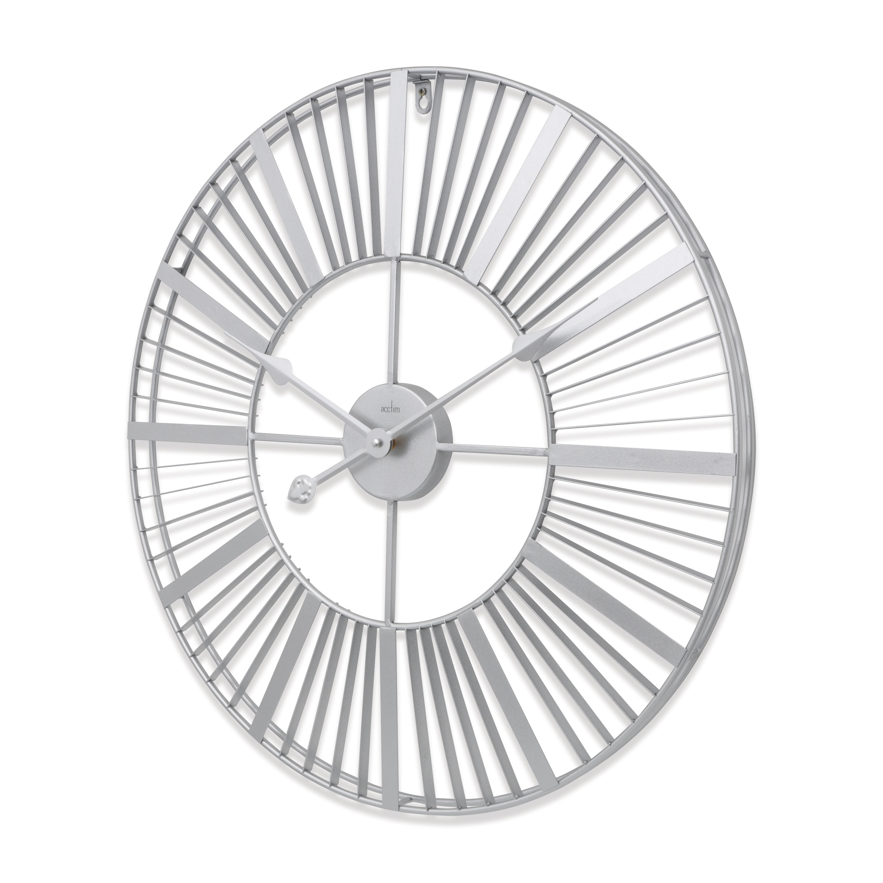 Acctim Wall Clock Galvanised Metal Outdoor & Indoor Use Weather ...