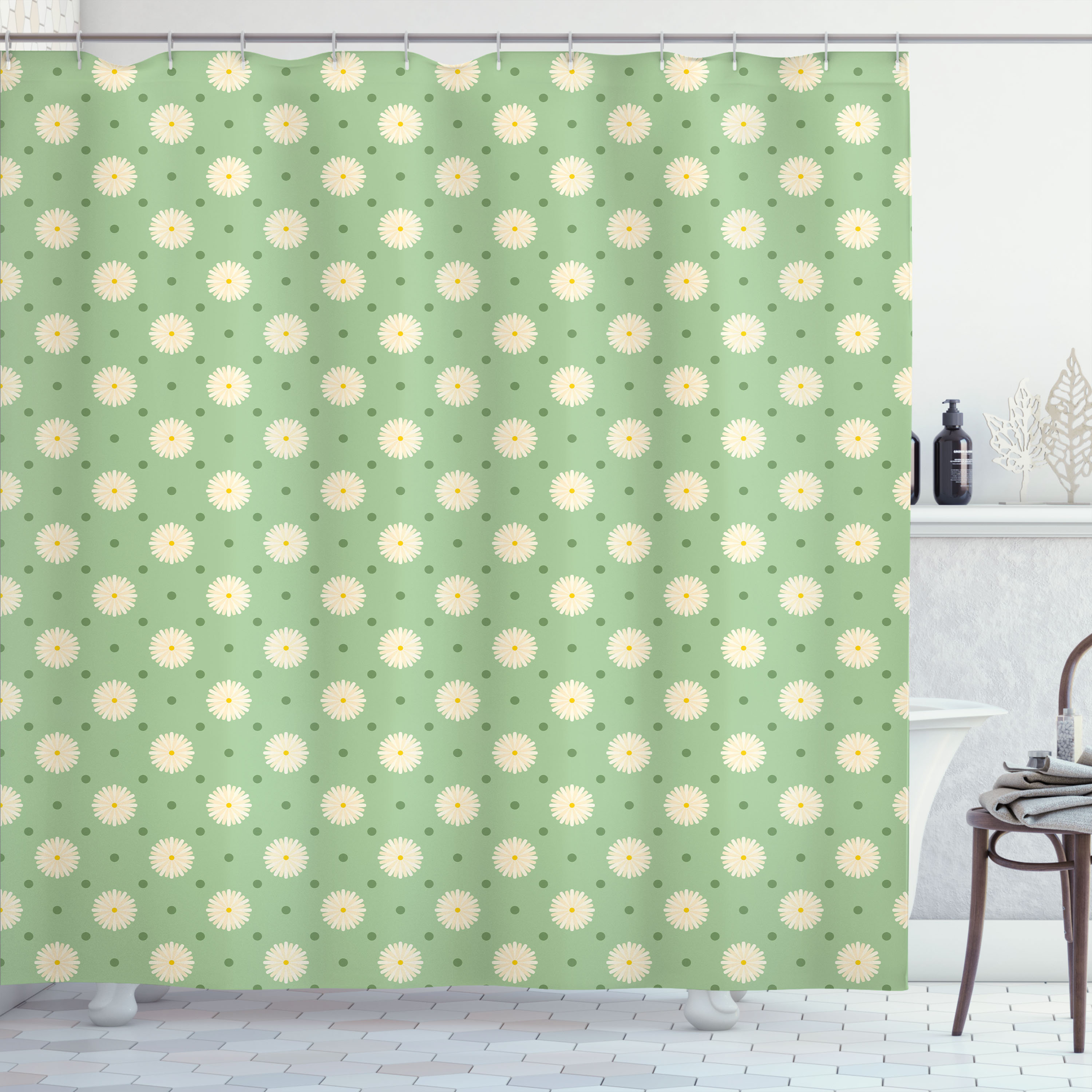 East Urban Home Garden Shower Curtain Spring Plants Yard 31779 | Wayfair