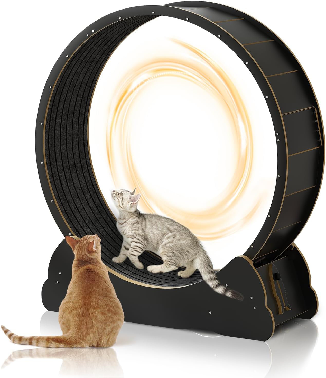 Tucker Murphy Pet™ Batholo Cat Treadmill, Cat Running Wheel Exerciser ...