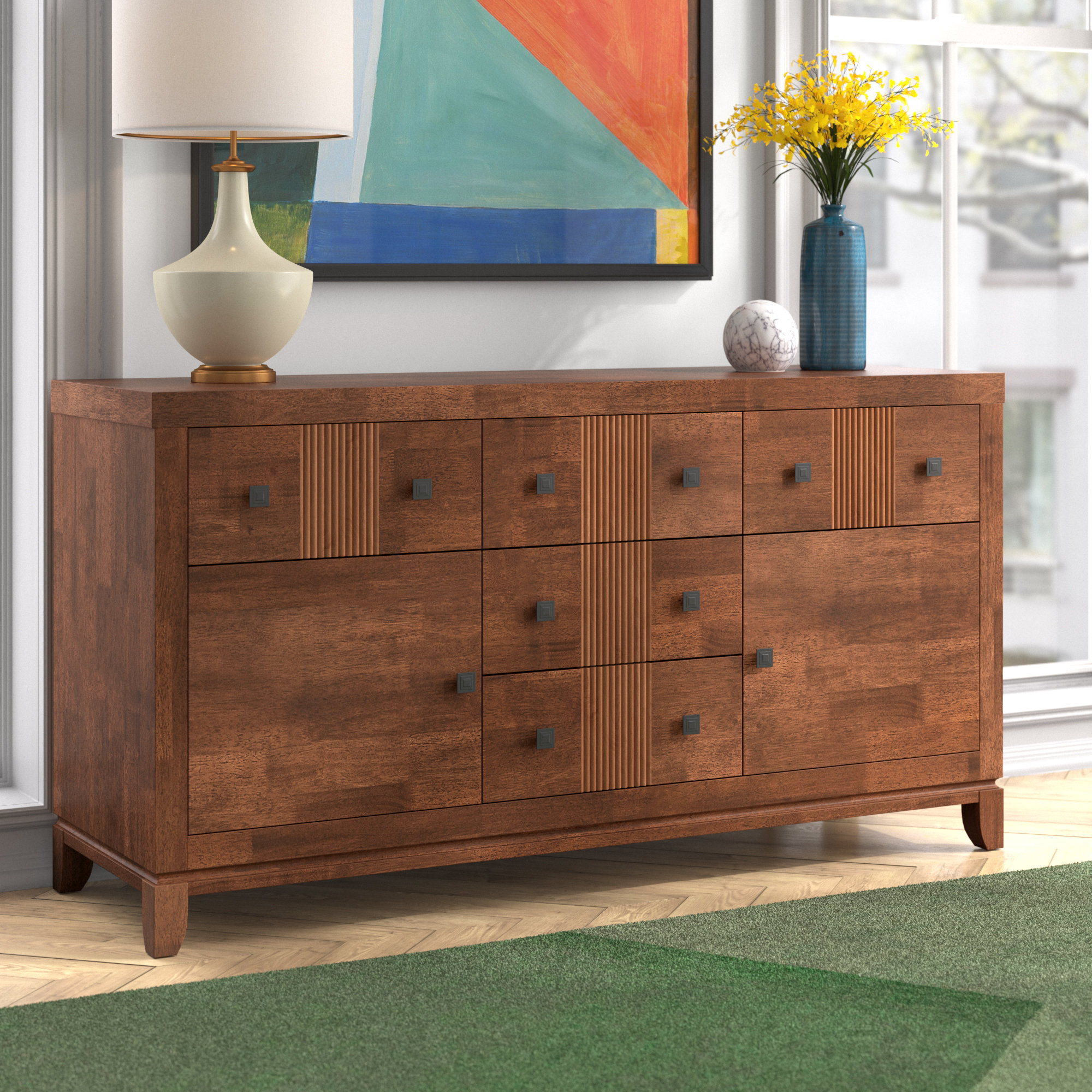Mercury Row 59" Wide 5 Drawer Sideboard & Reviews - Wayfair Canada
