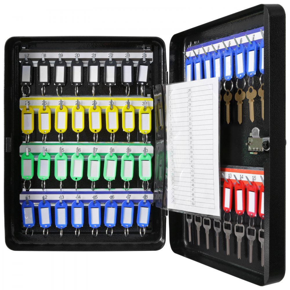 Stellweilan Tessberg 48-Key Cabinet, Key Safe with Combination & Key ...