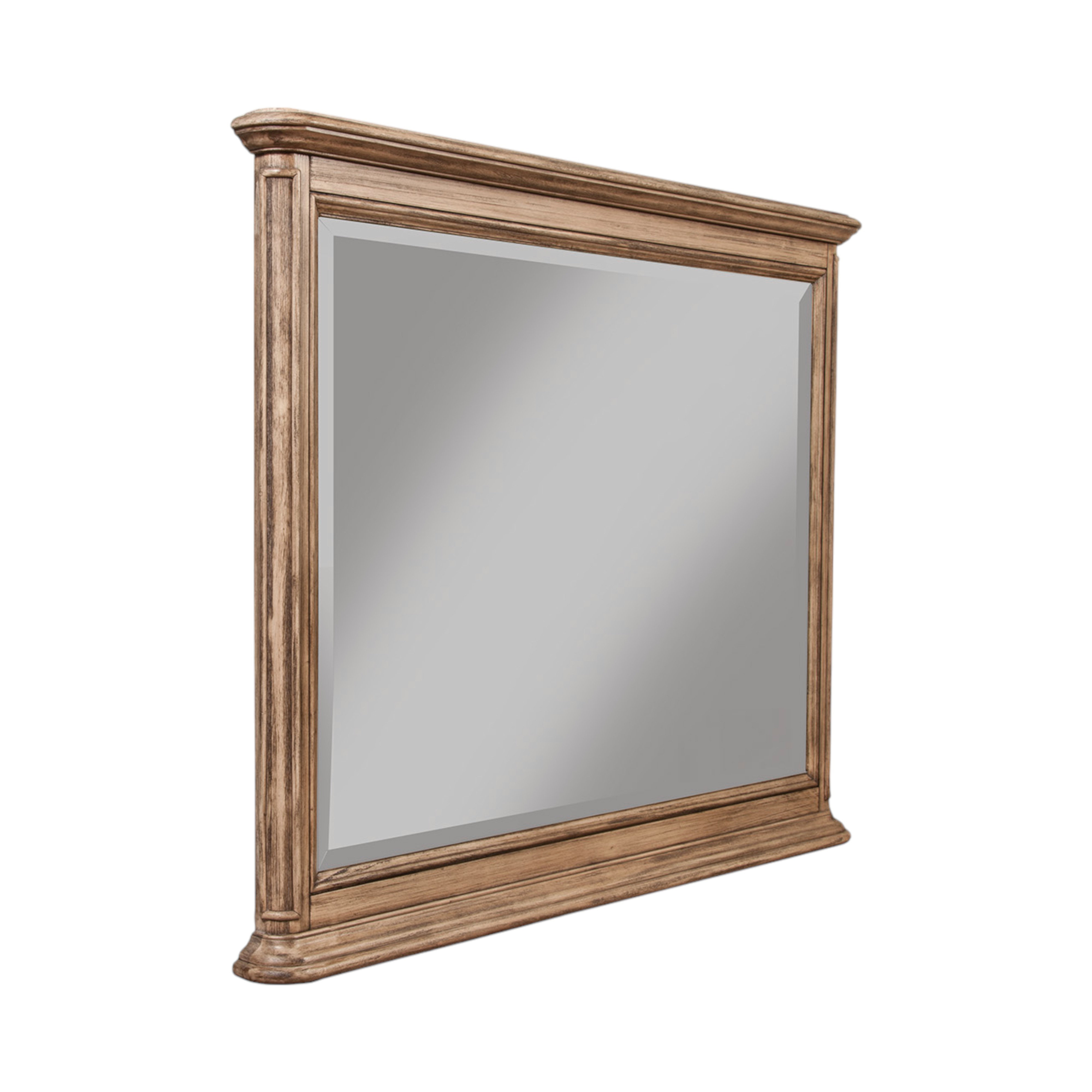 Loon Peak® Almaha framed mirror, French truffles | Wayfair