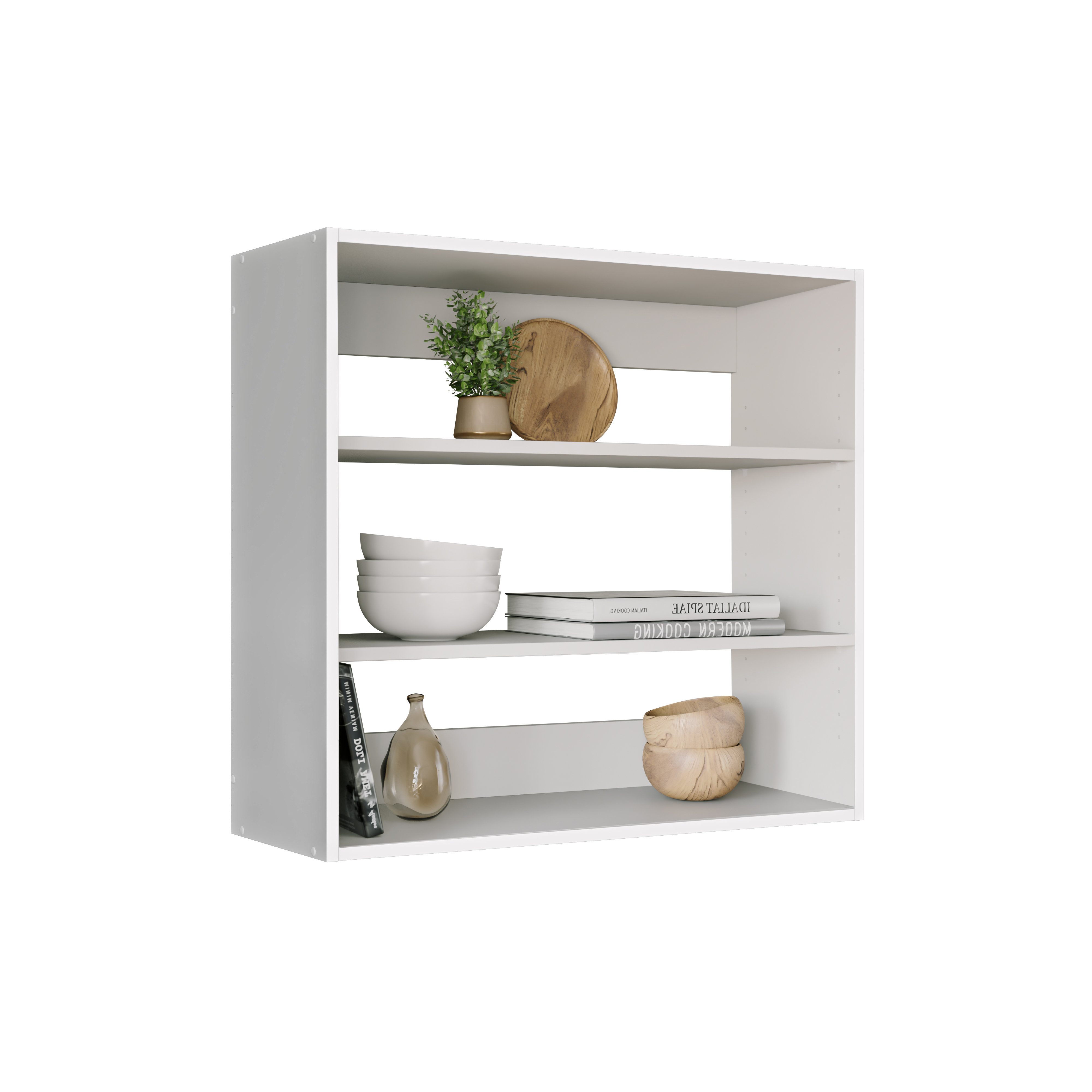 Prepac Elite 32” Wide Upper Cabinet, White Pantry Kitchen Storage ...