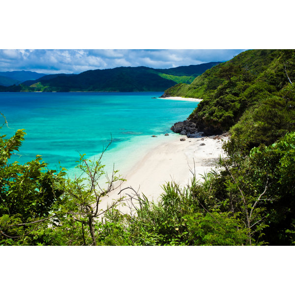 Highland Dunes Deserted Beach by Tororo - Wrapped Canvas Photograph ...