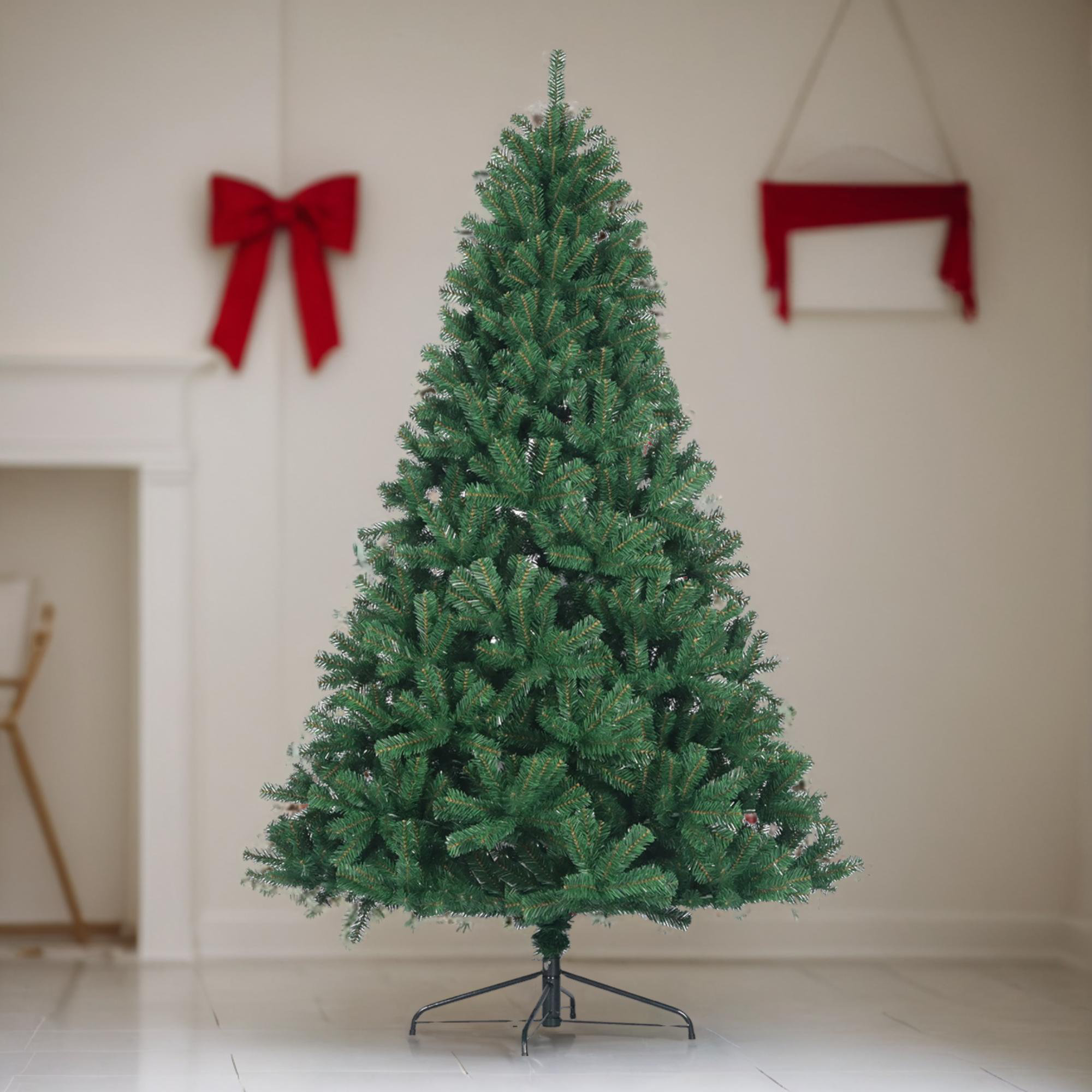 The Holiday Aisle® Artificial Christmas Tree Full Natural Spruce PVC ...
