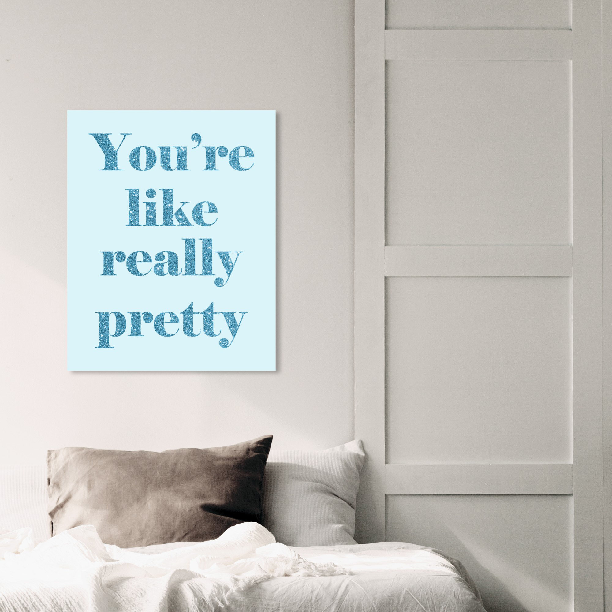 House of Hampton® You Are Really Pretty - Textual Art Print on Canvas ...