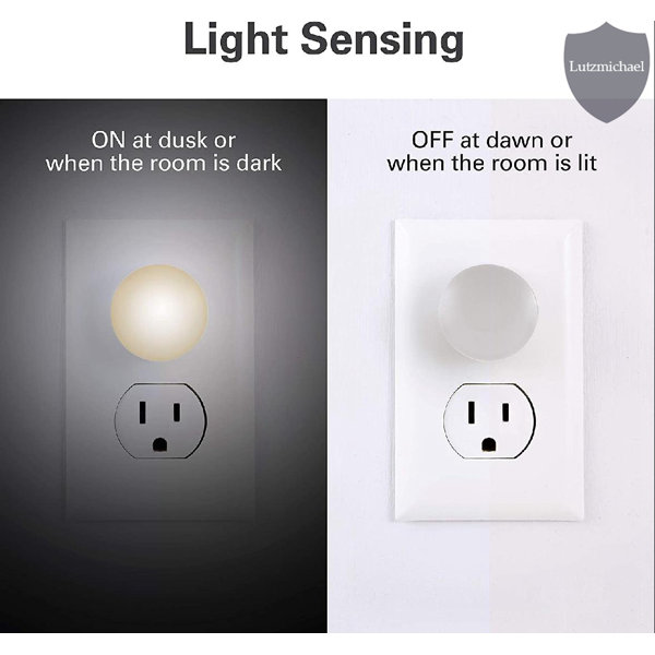 Lights by Night Glo Dot Automatic LED Night Light, Warm White & Reviews ...