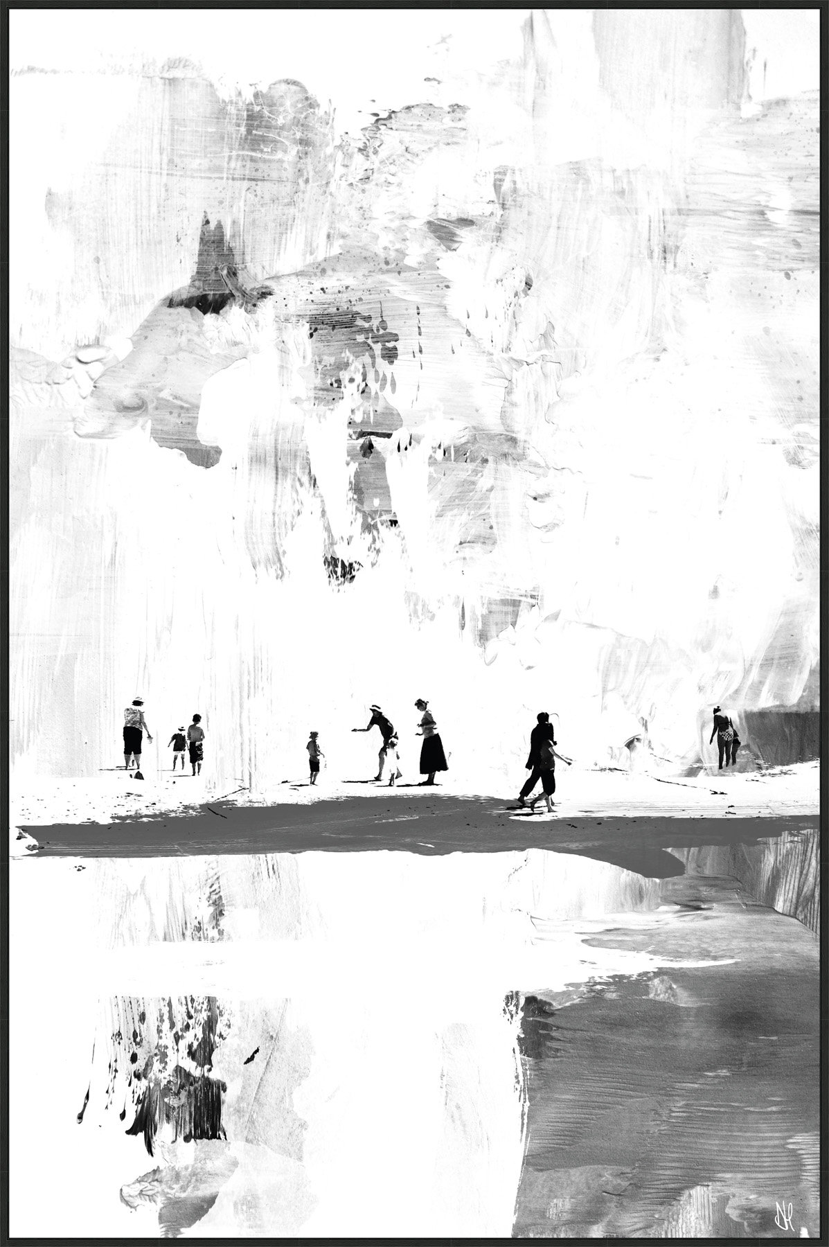 Wendover Art Group In My Dream by Thom Filicia - Floater Frame Painting ...