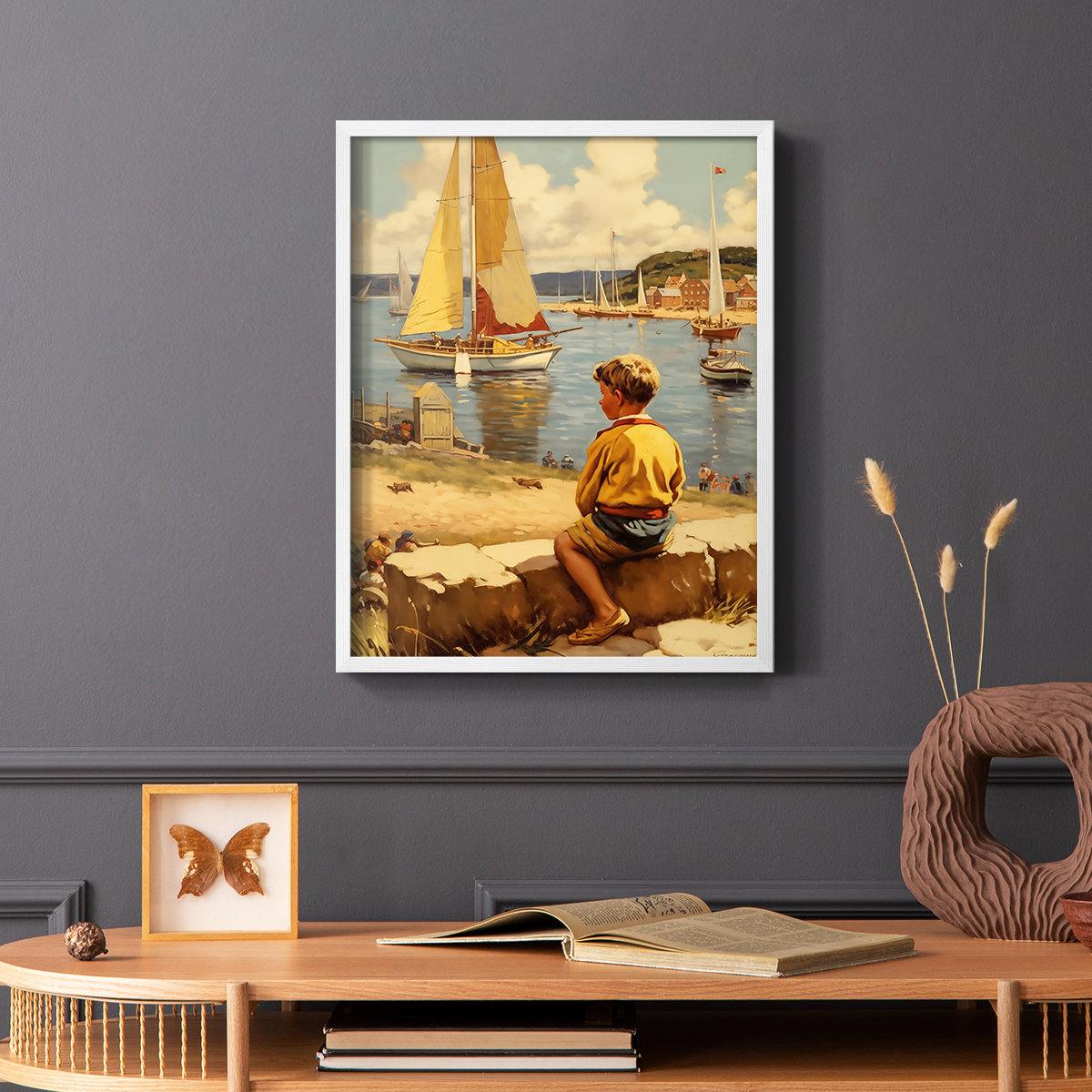 Breakwater Bay NAUTICAL Series DCIII -Premium Framed Print -Ready to ...