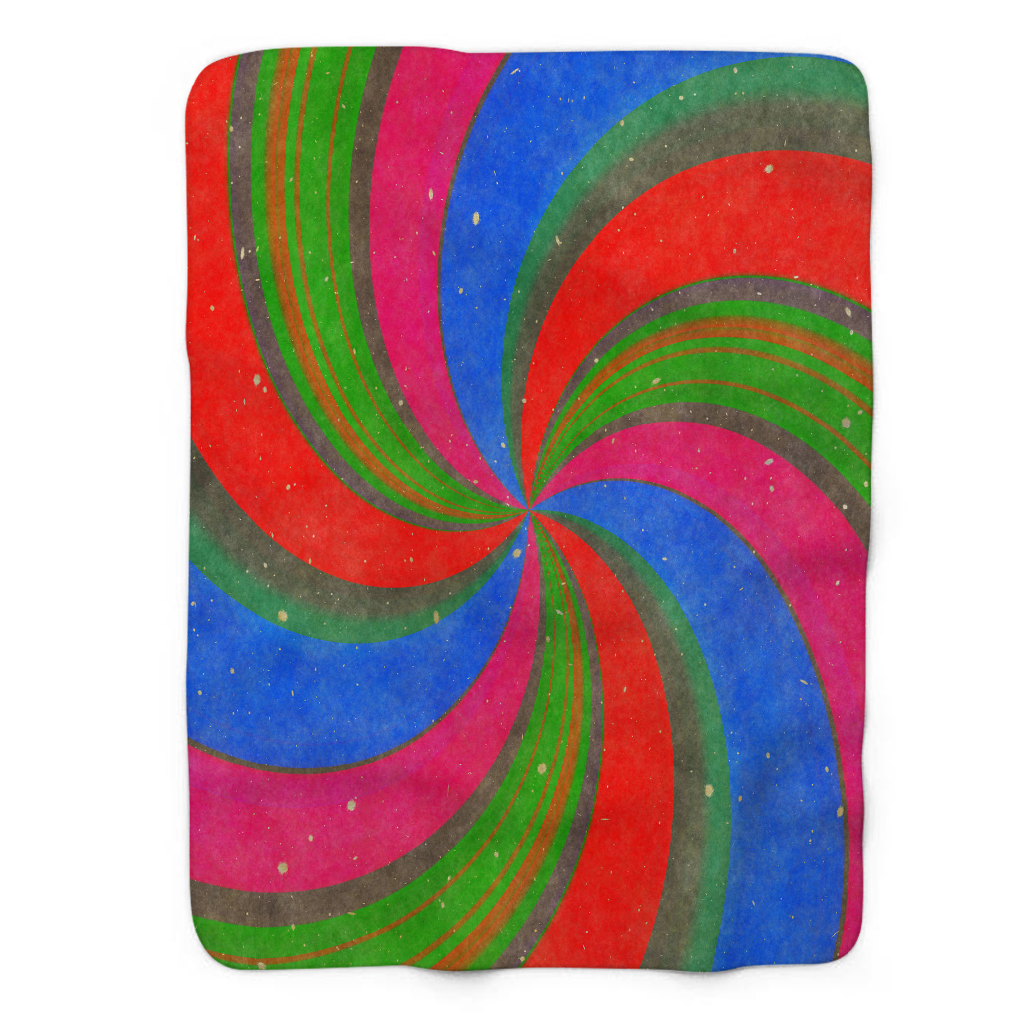 MentionedYou Trippy Spin - 1 Piece Blanket | Wayfair