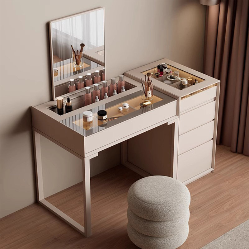 Orren Ellis Simple Modern White Solid Wood Dressing Table | Wayfair