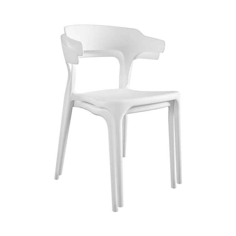 Novogratz Felix Outdoor Stacking Dining Side Chair & Reviews | Wayfair