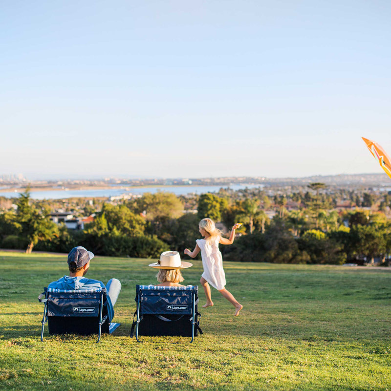 ECR4Kids Lightspeed Outdoors Beach Loungers, Portable Chair, Mud ...