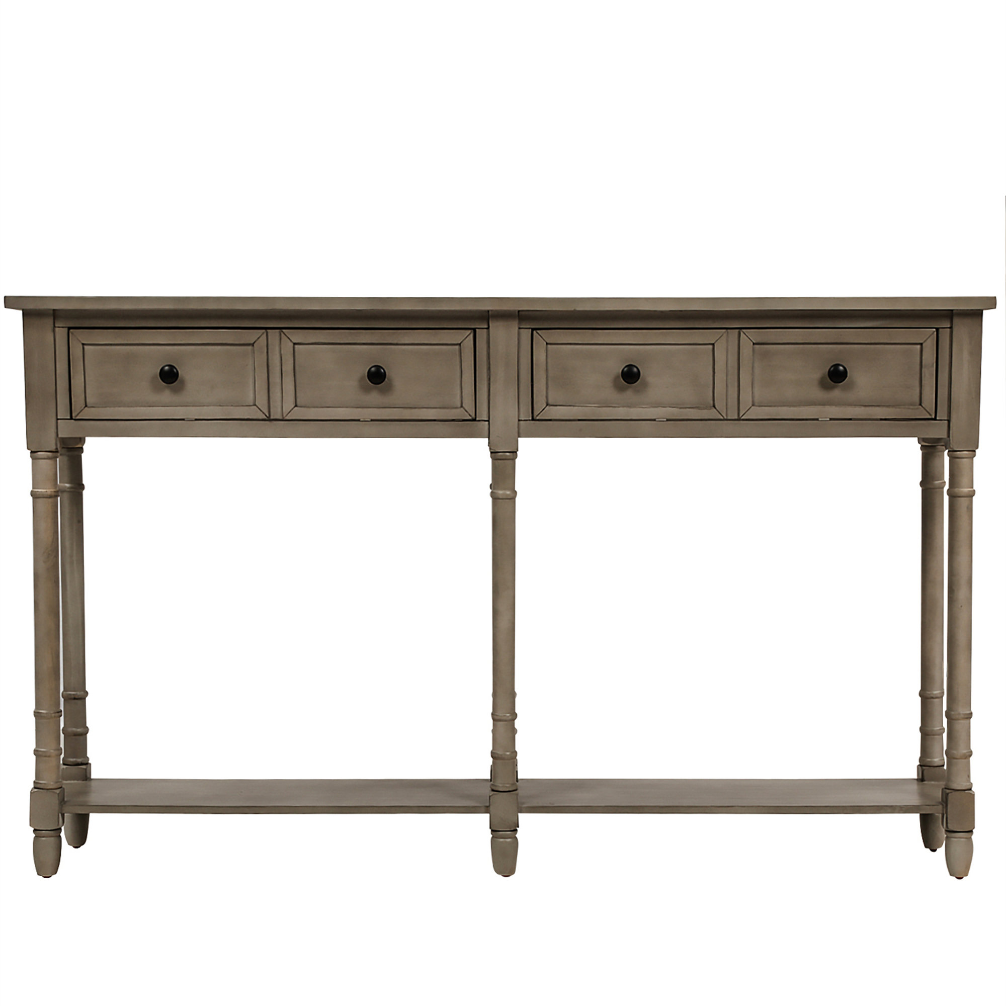 Ophelia & Co. Console Table Sofa Table Easy Assembly With Two Storage ...