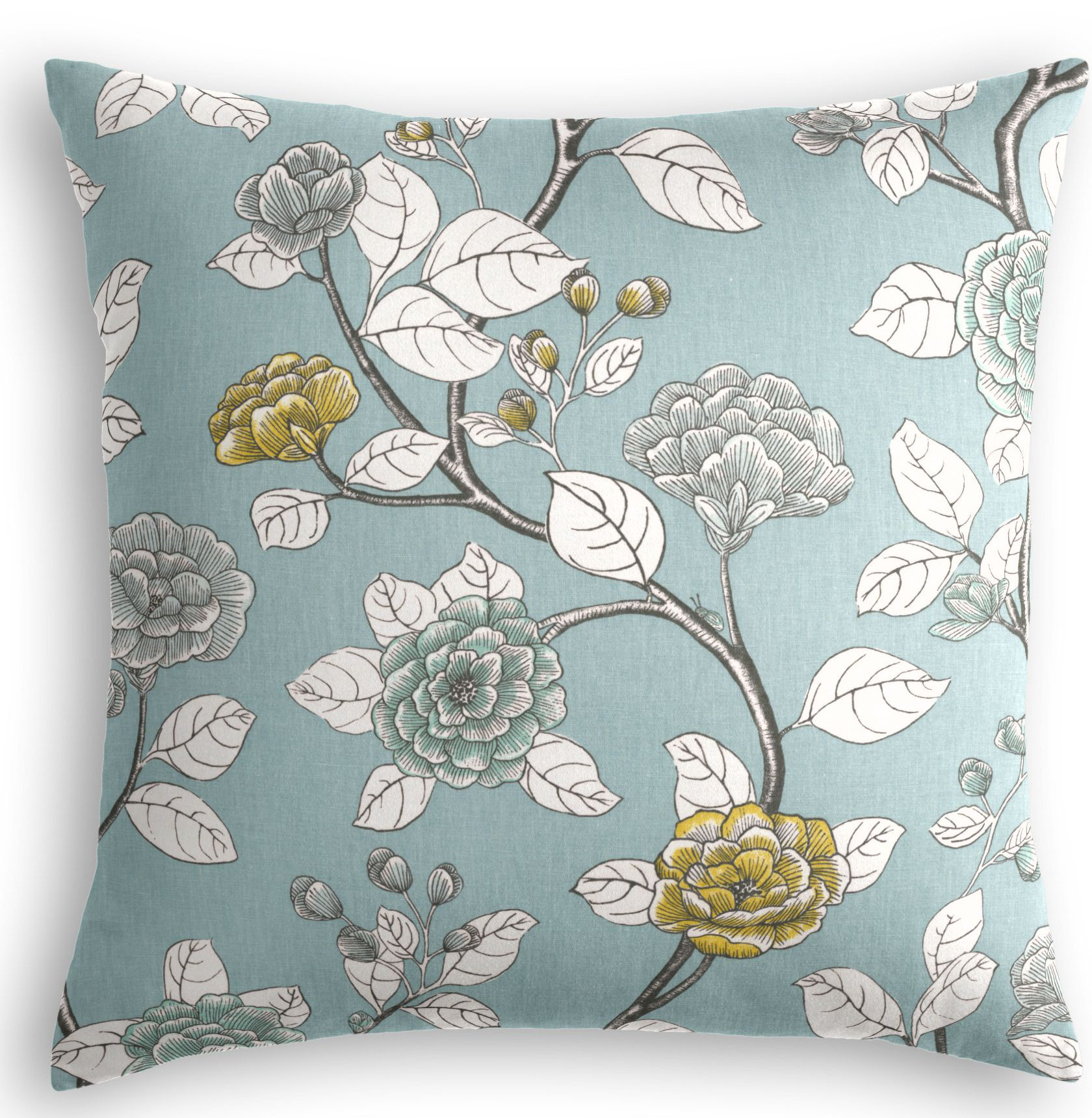 Loom Decor Leda Peony Square Pillow Cover & Insert | Wayfair
