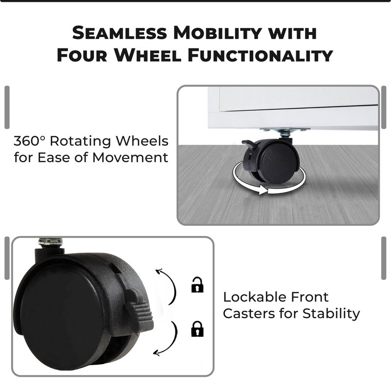 Ebern Designs Inara 18.8'' Wide 6 - Drawer Tall Storage Cabinet, File ...