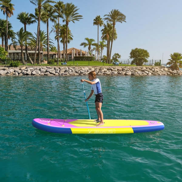 Arlmont & Co. Alvene Polyvinyl Chloride (PVC) Freestanding Surfboard ...