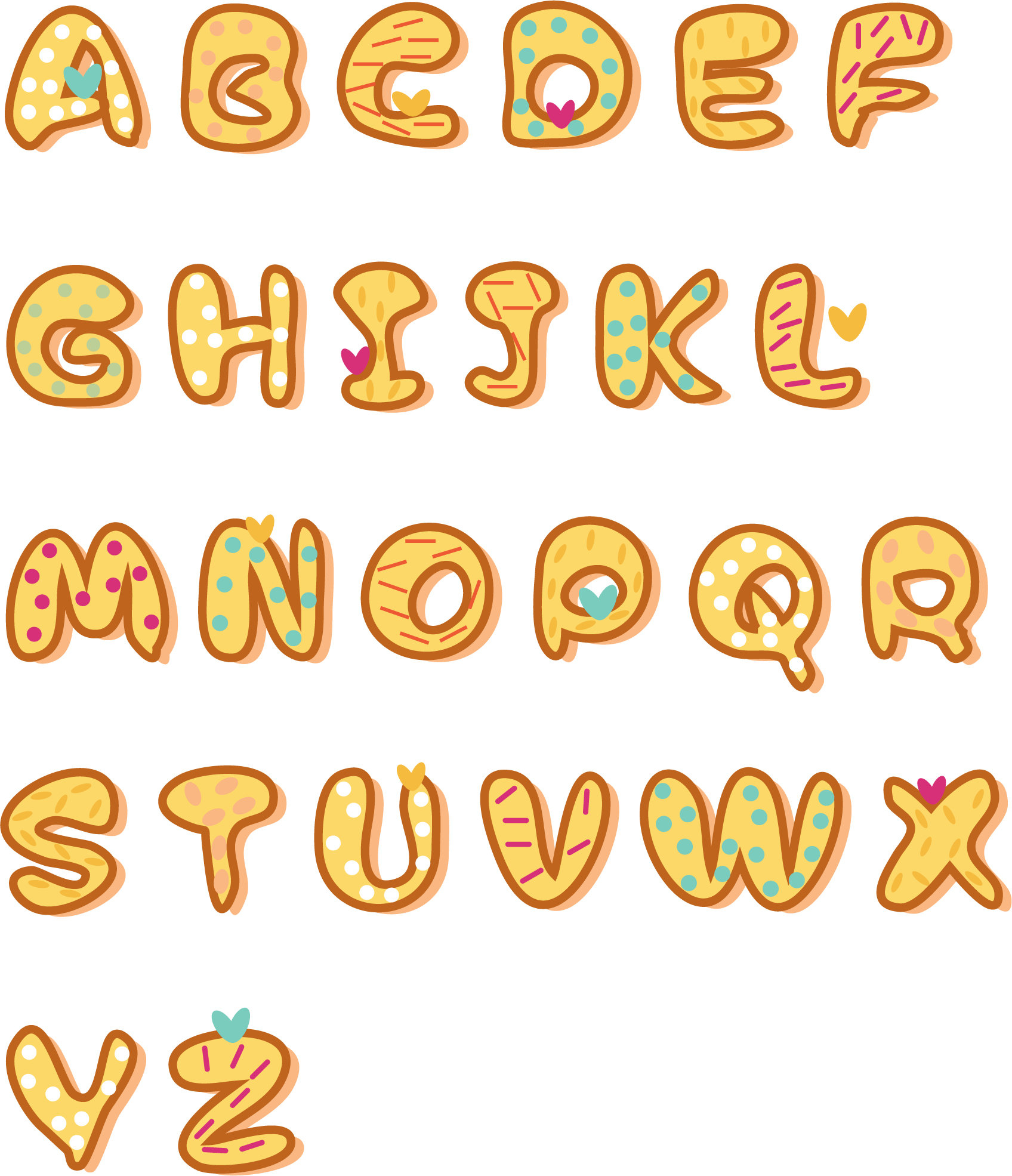 Isabelle & Max™ Compton Alphabet ABC Peel and Stick 26 Piece Wall Decal ...