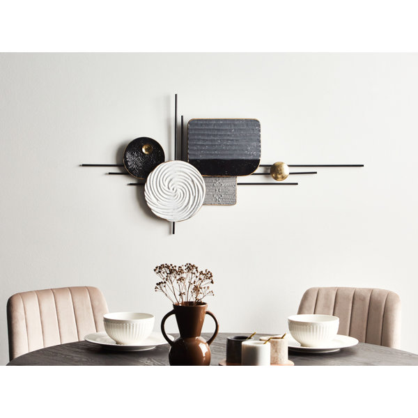 George Oliver OVAR Handmade Abstract Wall Decor on Iron | Wayfair.co.uk