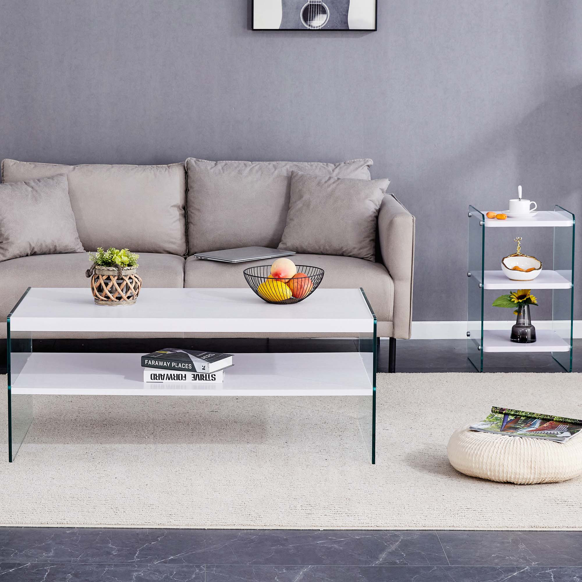 Wrought Studio™ Top Coffee Table With Sled | Wayfair