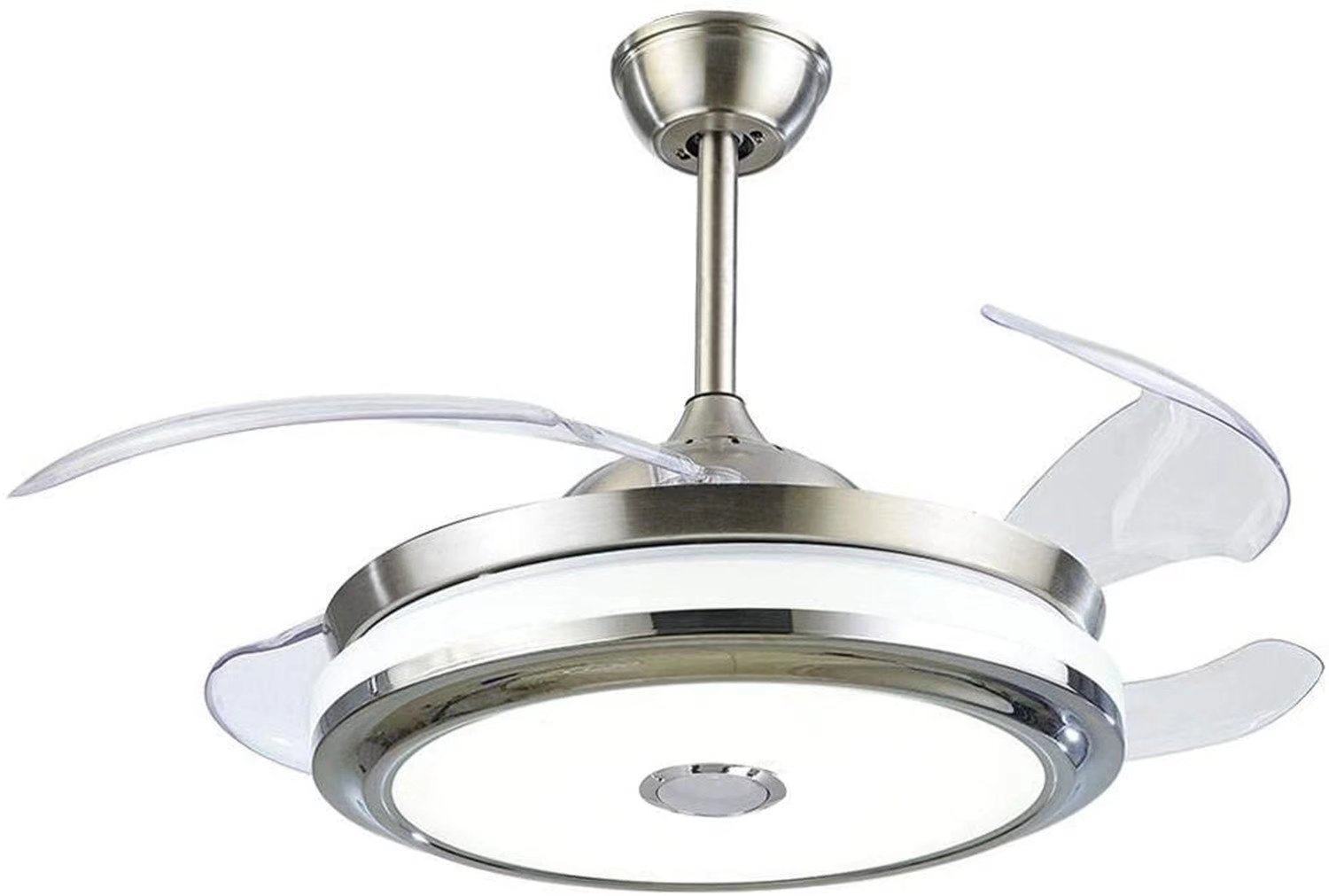 Orren Ellis 36'' 4 - Blade Smart Retractable Blades Ceiling Fan with ...