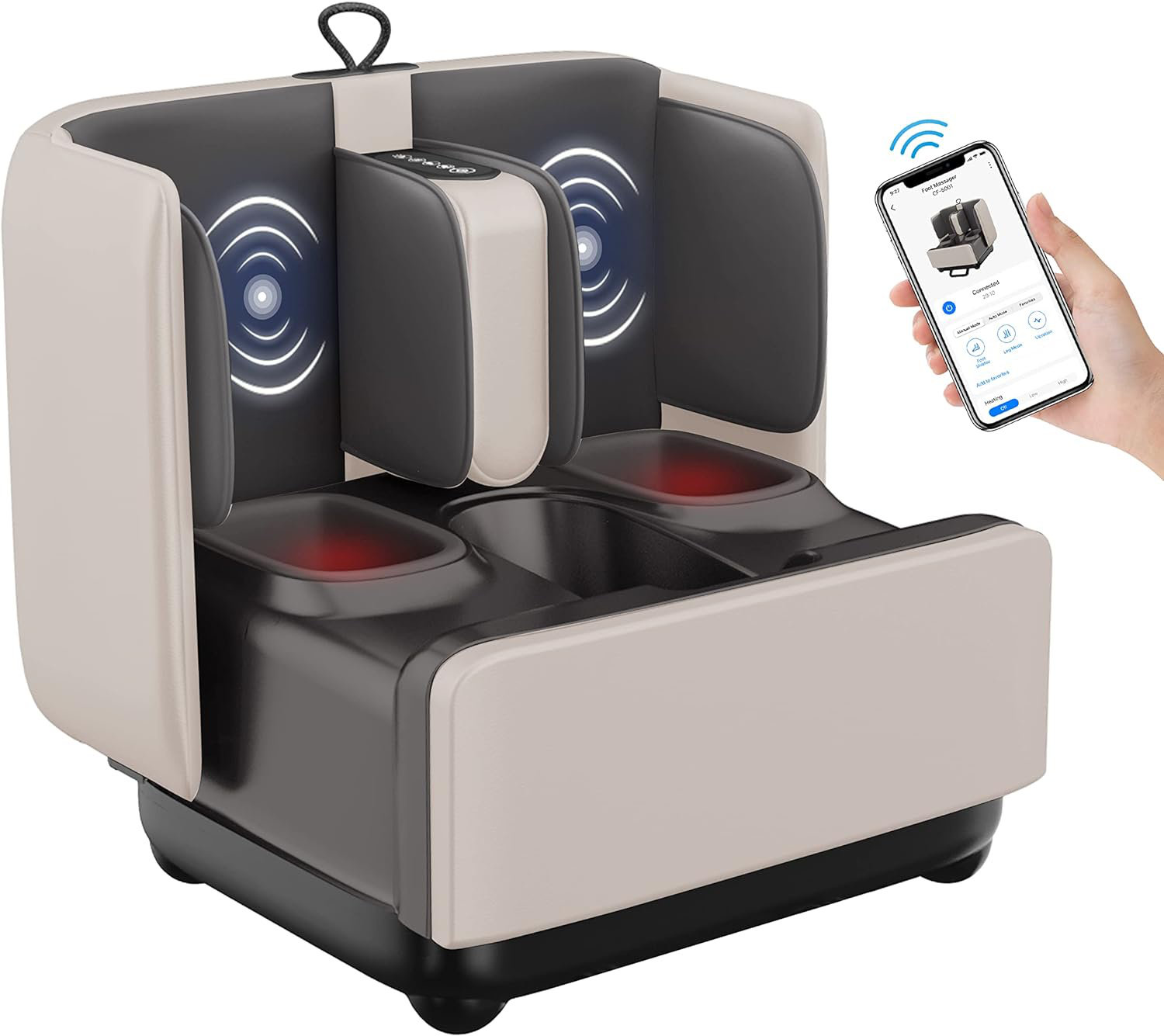 COMFIER Foot Massage Machine, Shiatsu Deep Kneading Calf Foot Massager ...