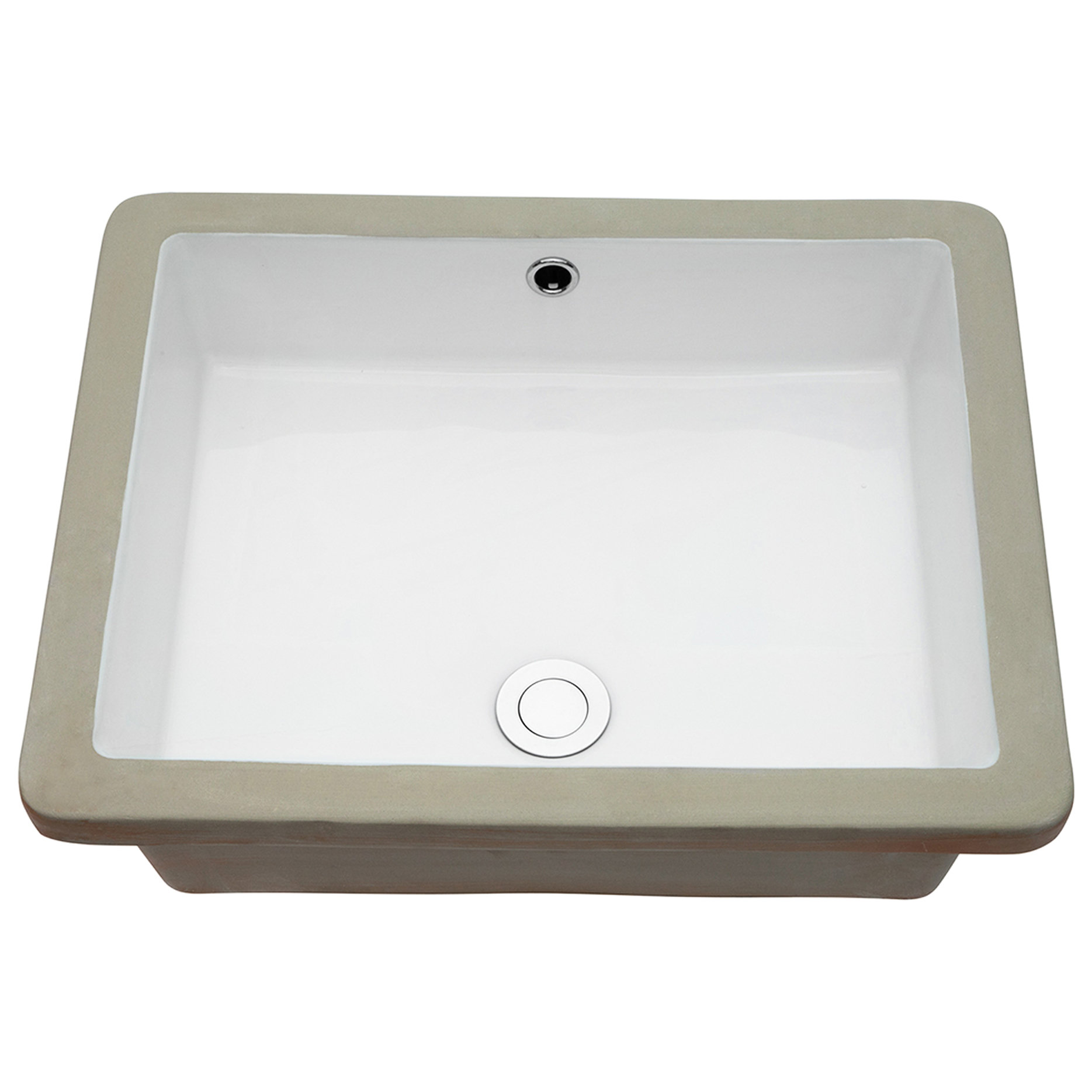 Ebern Designs Acid Resistance Ceramic Sink - Rectangular Undermount ...