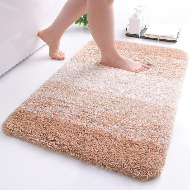 Latitude Run® Devrick Microfiber / Microsuede Bath Mat | Wayfair